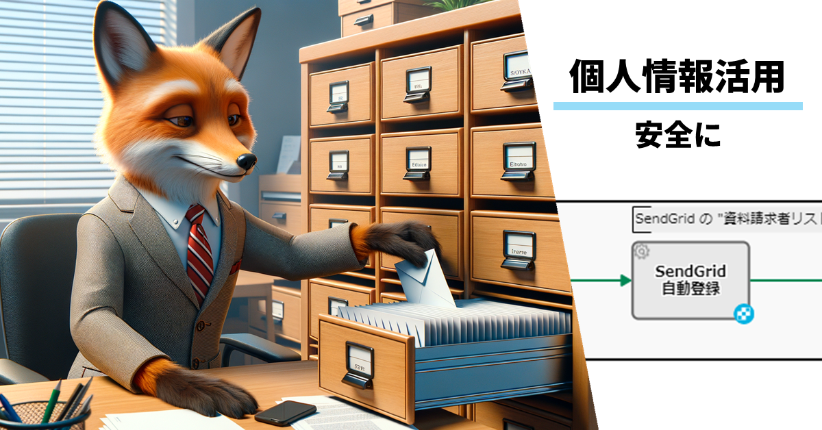 個人情報をSendGridに自動登録 | Questetra for Process Improvement